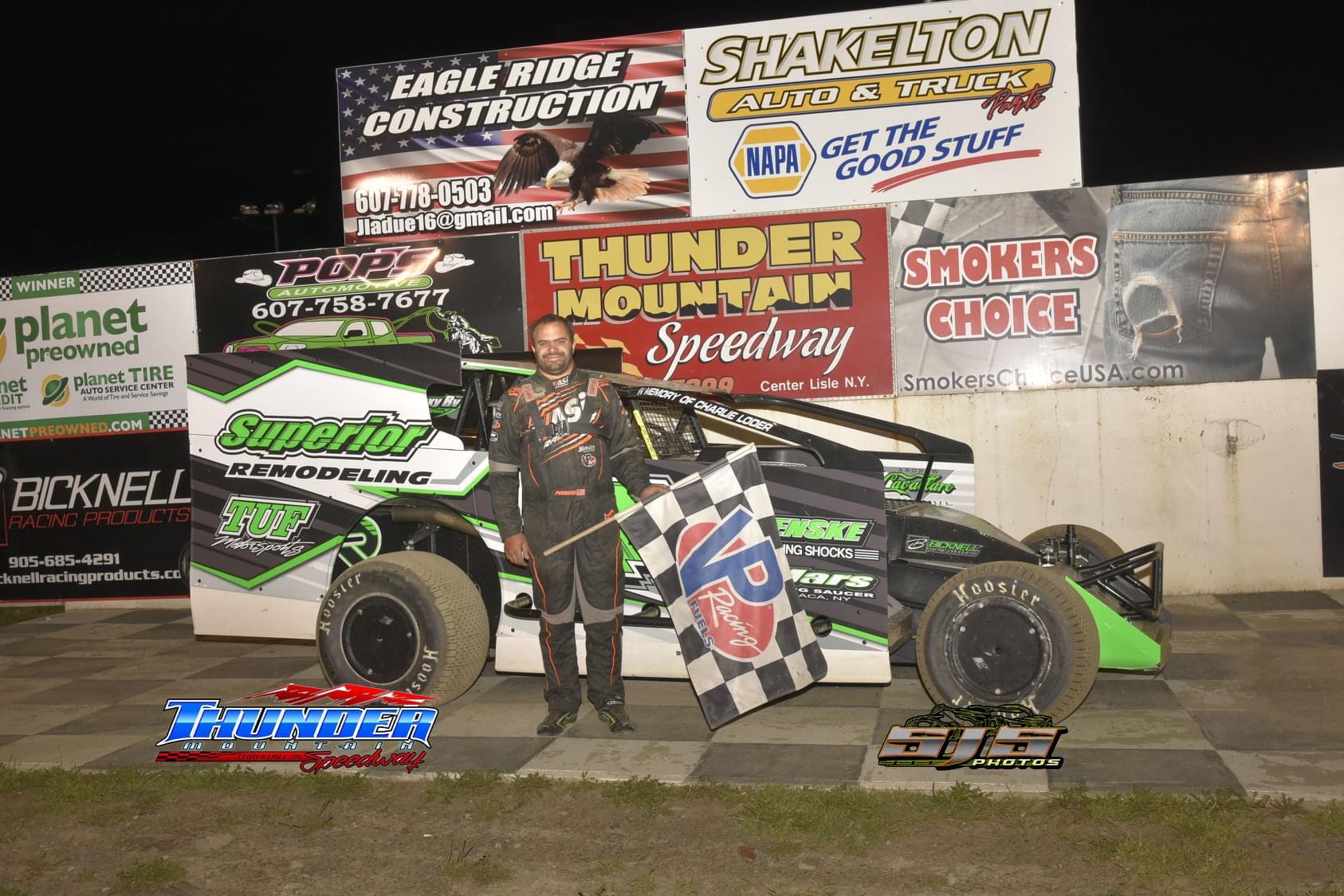 Perrego Picks Up Win at Thunder Mountain | Thunder Mountain Speedway