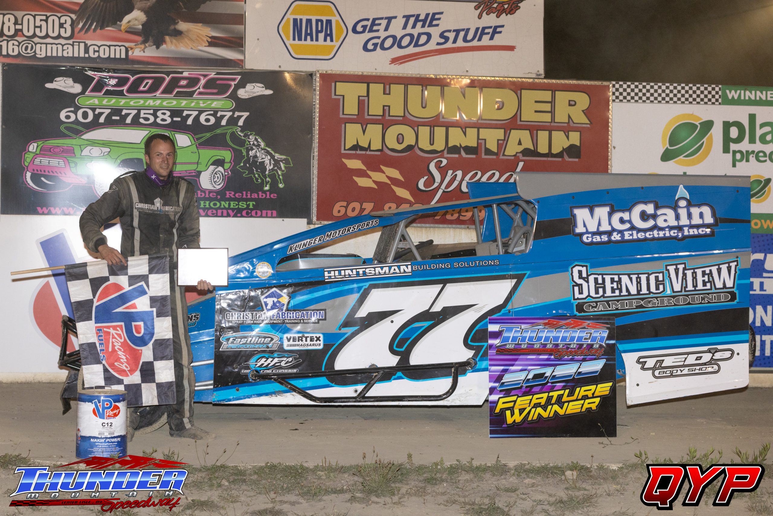 BARKER WINS THIRD OF SEASON; SPOONHOWER, WAIBEL, DONAHUE, LOBDELL JR ...