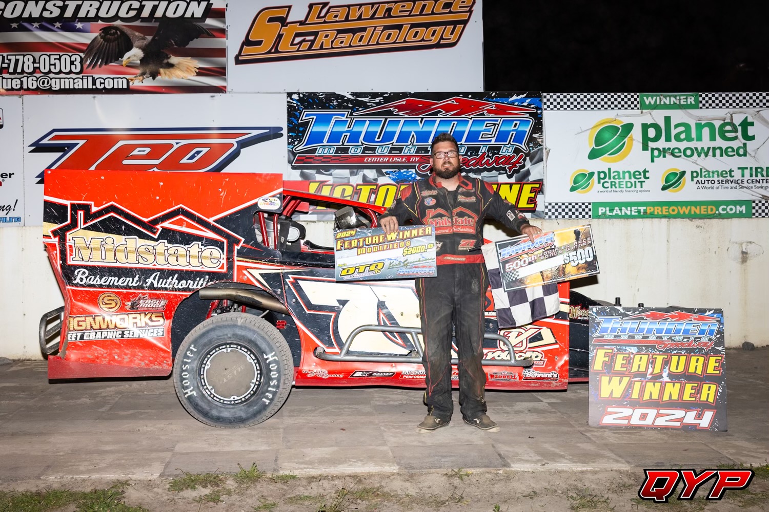 ZACHARIAS WINS THUNDER’S 500th MODIFIED FEATURE | Thunder Mountain Speedway